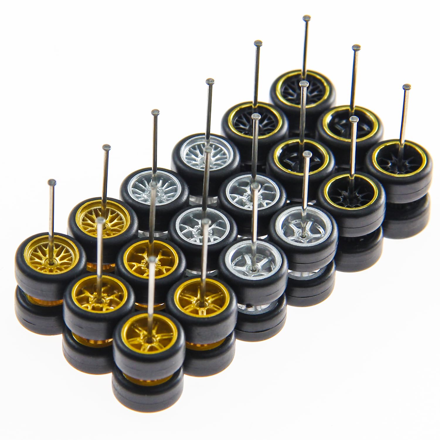 Snapklik.com : Ylutex 1/64 Wheels Mixed/Random Real Riders Wheels Rims ...