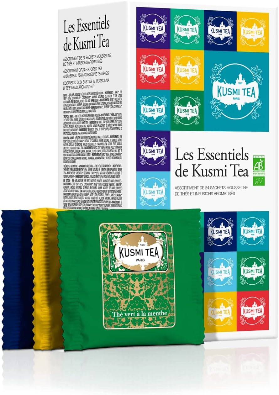 Amazon.com: Kusmi Tea - Sampler Assortment Variety Box - Gift Idea for ...