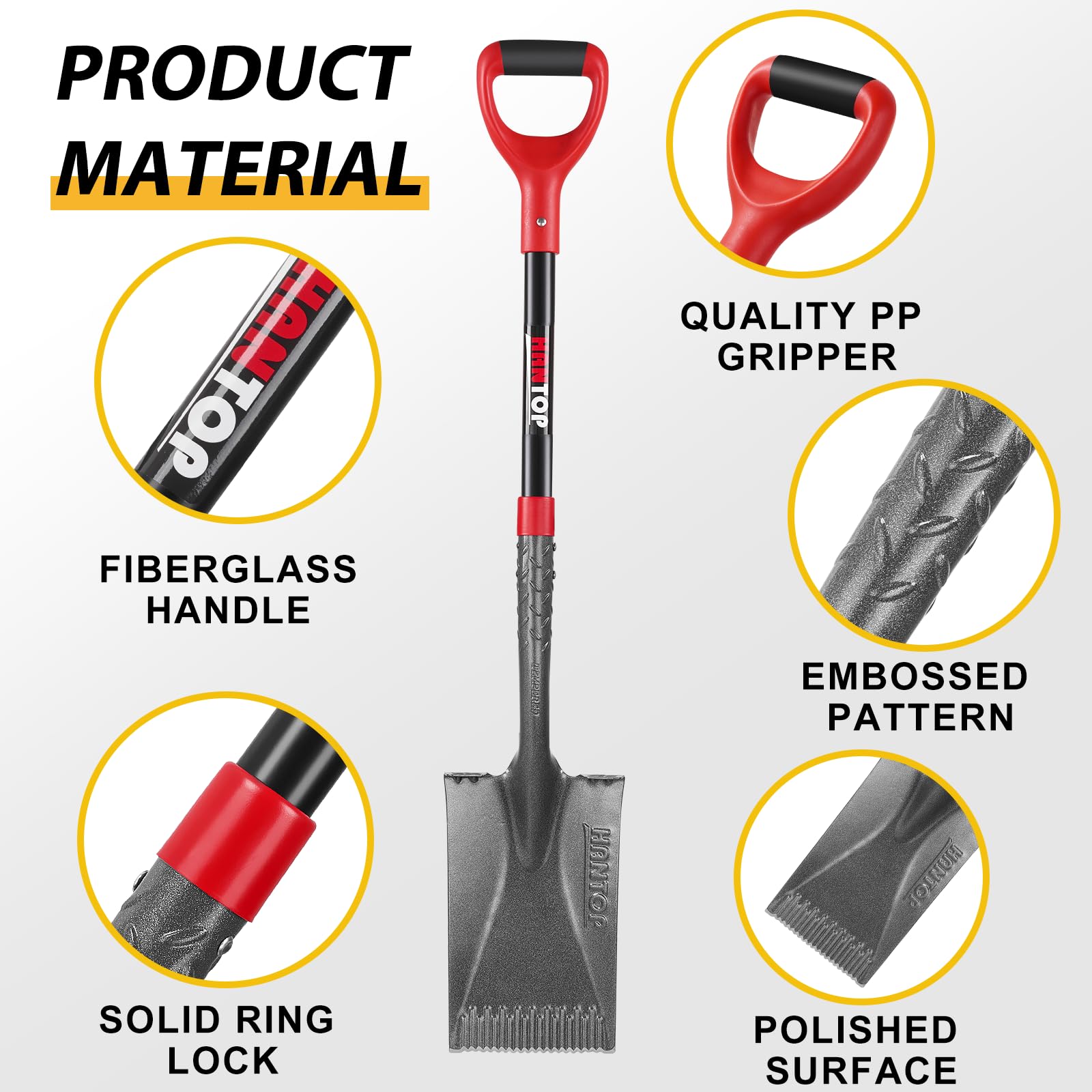 Snapklik.com : HANTOP Spade Shovel Garden Spade Flat Shovel Digging ...