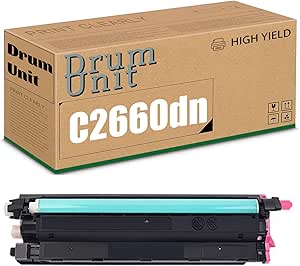 Amazon.com: Remanufactured High Yield TWR5P C2660 Drum Unit Replacement ...