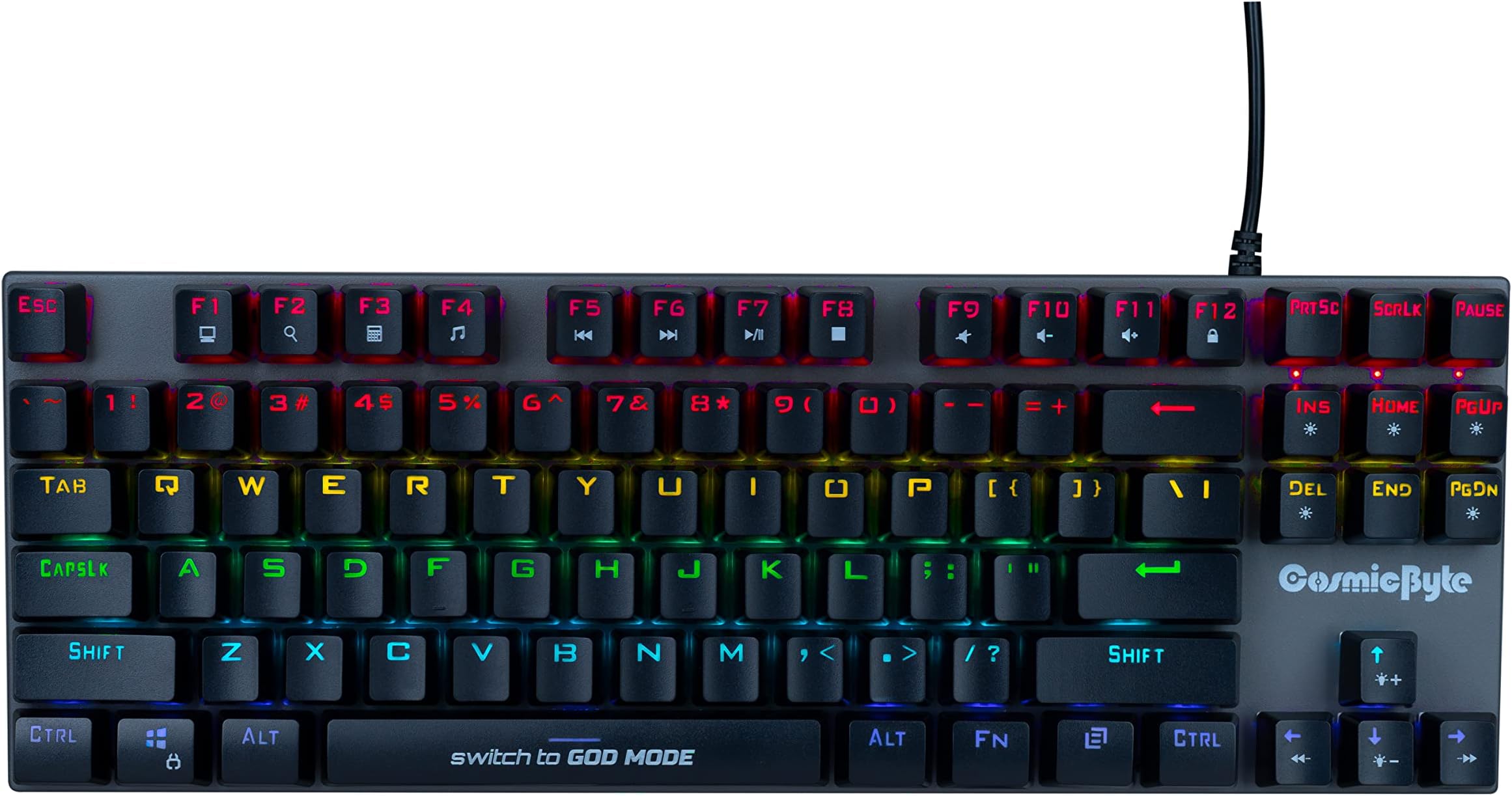Amazon.in: Buy AULA F3287 TKL Tenkeyless Mechanical Wired USB Gaming ...