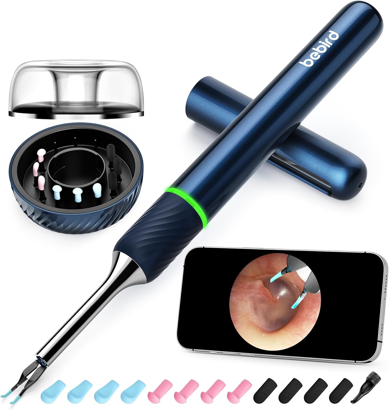 Amazon.com: Ear Wax Removal Tool Camera, Ear Wax Removal, Bebird Ear ...