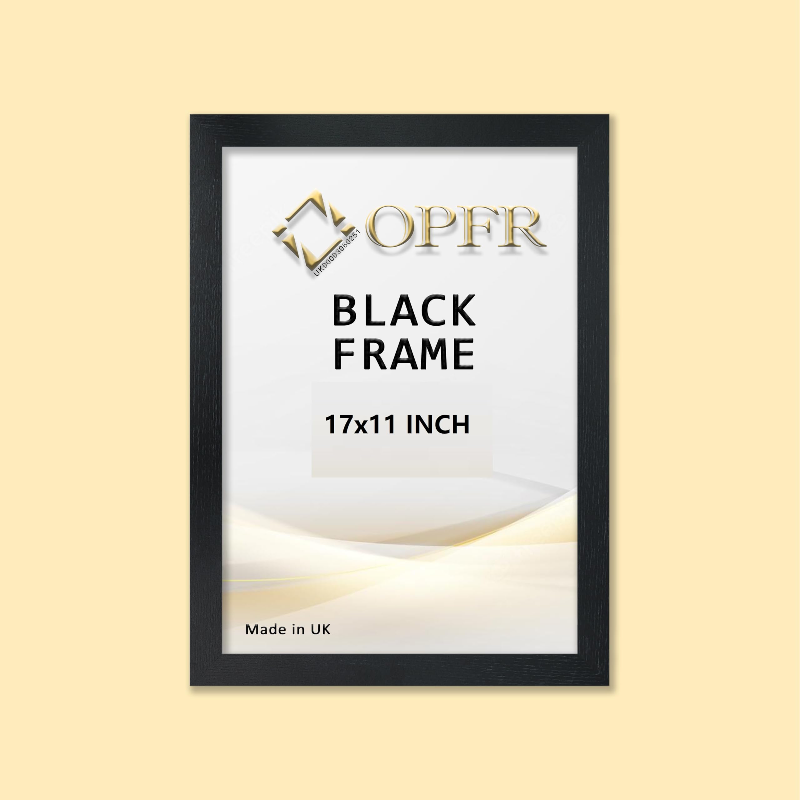 Poster,Picture Frame Black, Size 17x11 Inch : Amazon.co.uk: Home & Kitchen