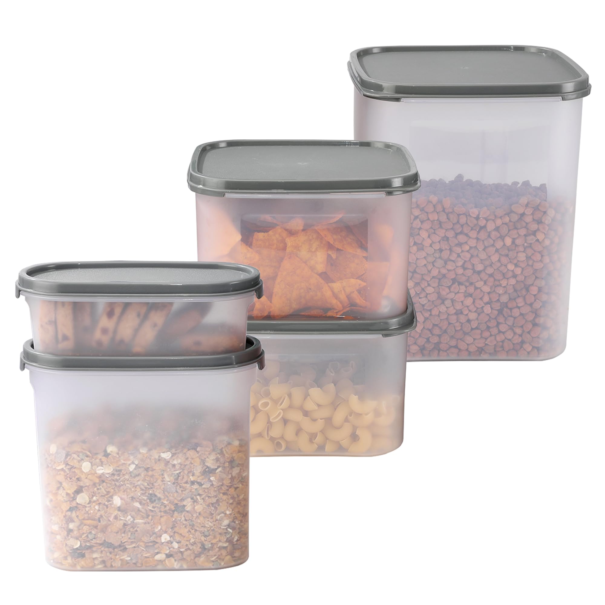 Buy KOLORR Modular Plastic Containers Set For Kitchen Storage Combo ...