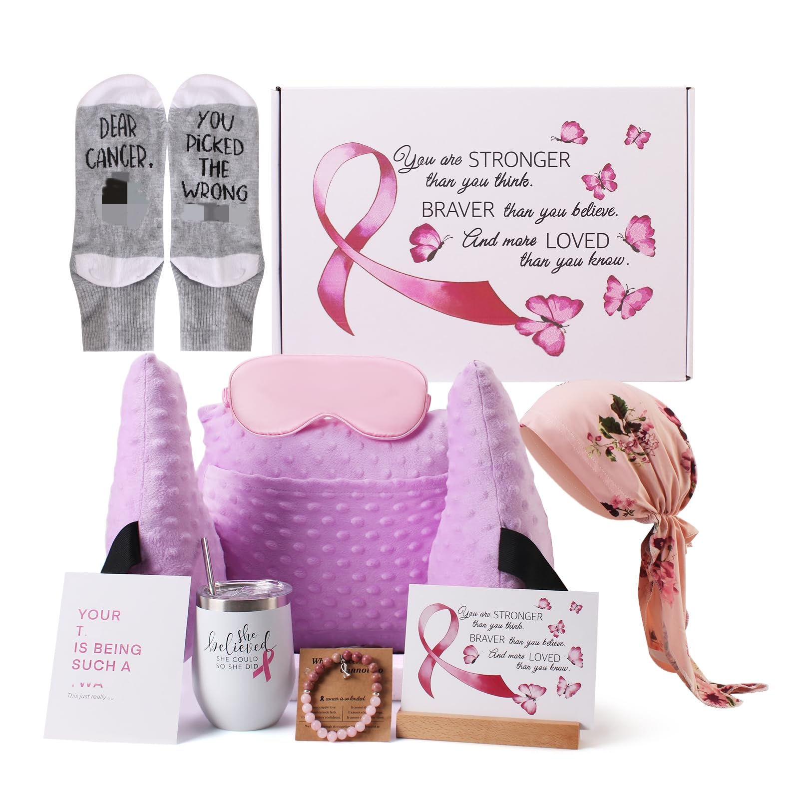 Amazon.com: DancyLoad Breast Cancer Gifts for Women, Breast Cancer ...