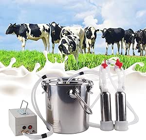 Amazon.com: DARZYS Milking Machine, Pulse Vacuum Electric Milking ...