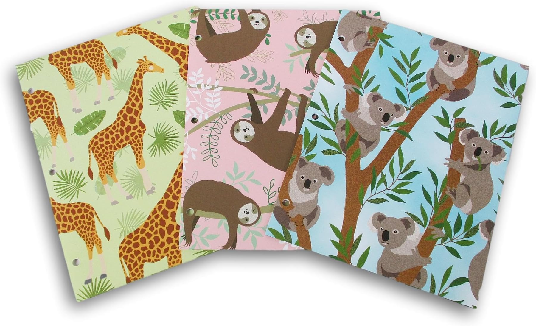 Amazon.com : Making the Grade Cute Cartoon Animals Folders Bundle - 3 ...