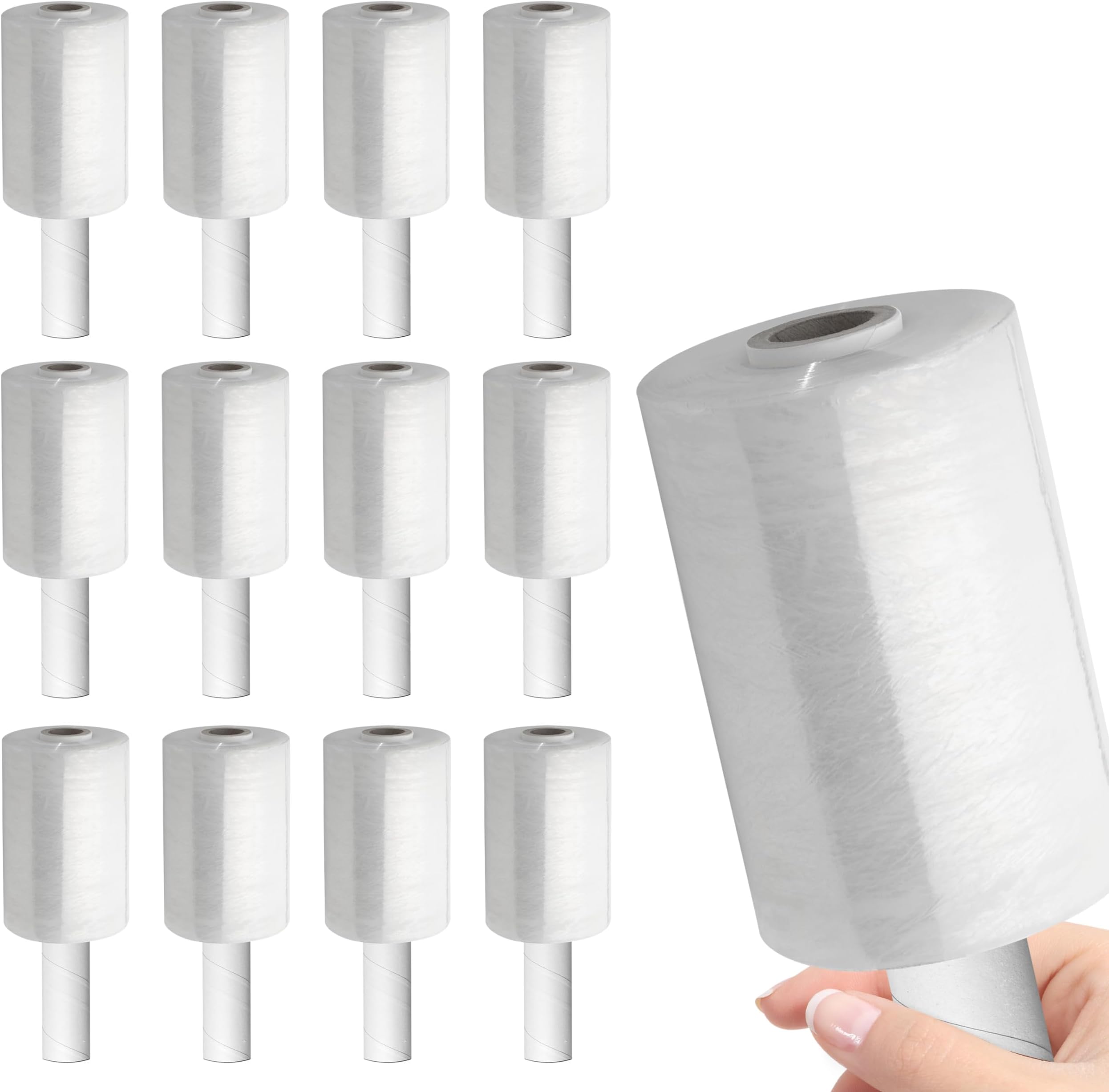 Amazon.com : Stretch Packing Wrap, Mini Stretch Wrap Roll, Plastic ...