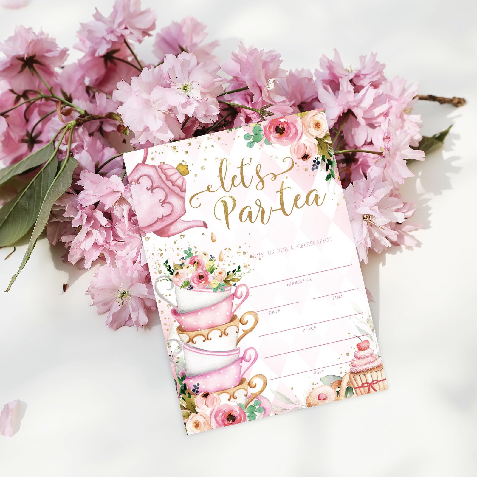 Enchanted Tea Party Invitations Enchanted Afternoon Tea & Brunch
