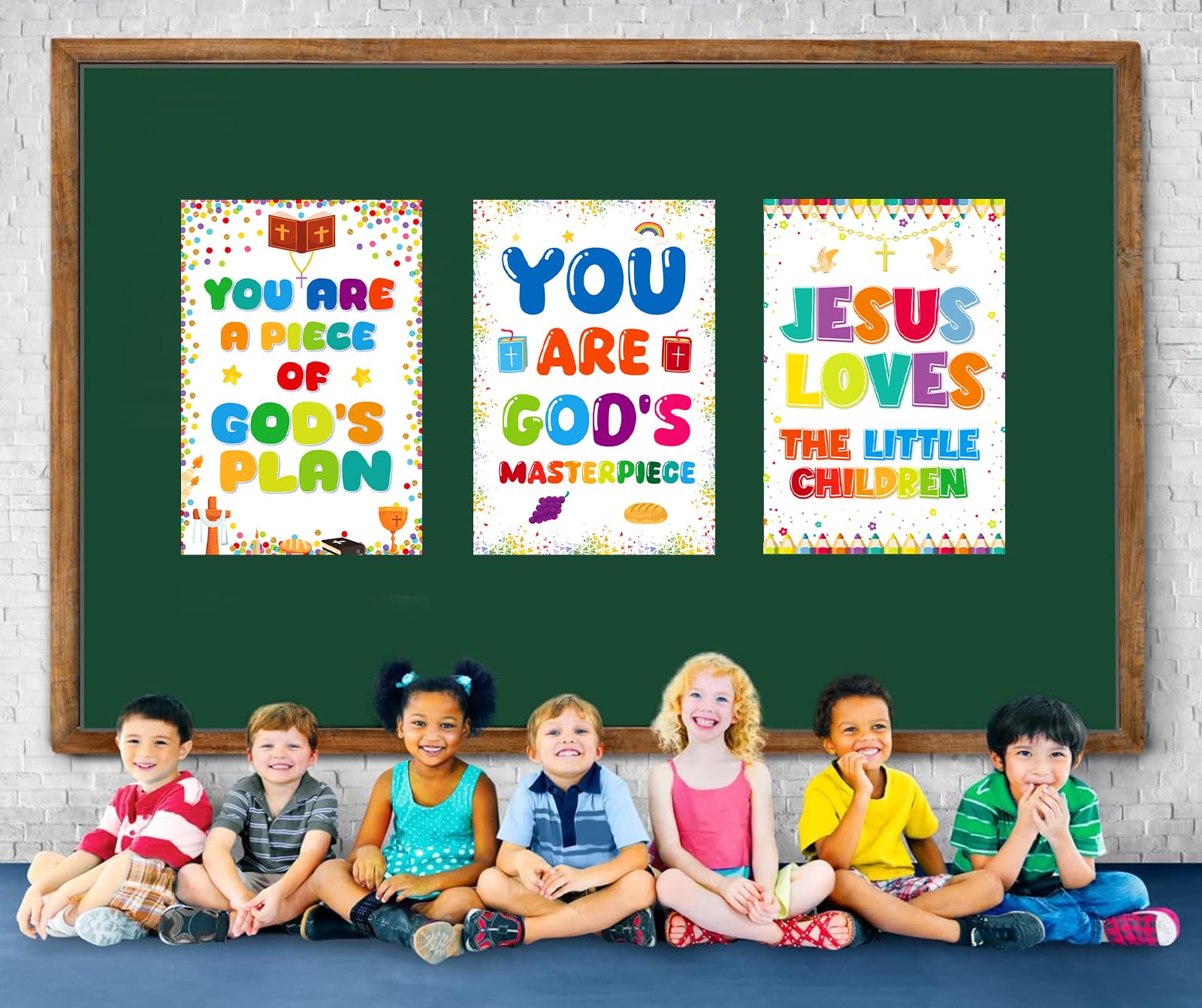 Snapklik.com : Bible Verse Posters For Classroom - 3PCS 16.5x11.5 ...