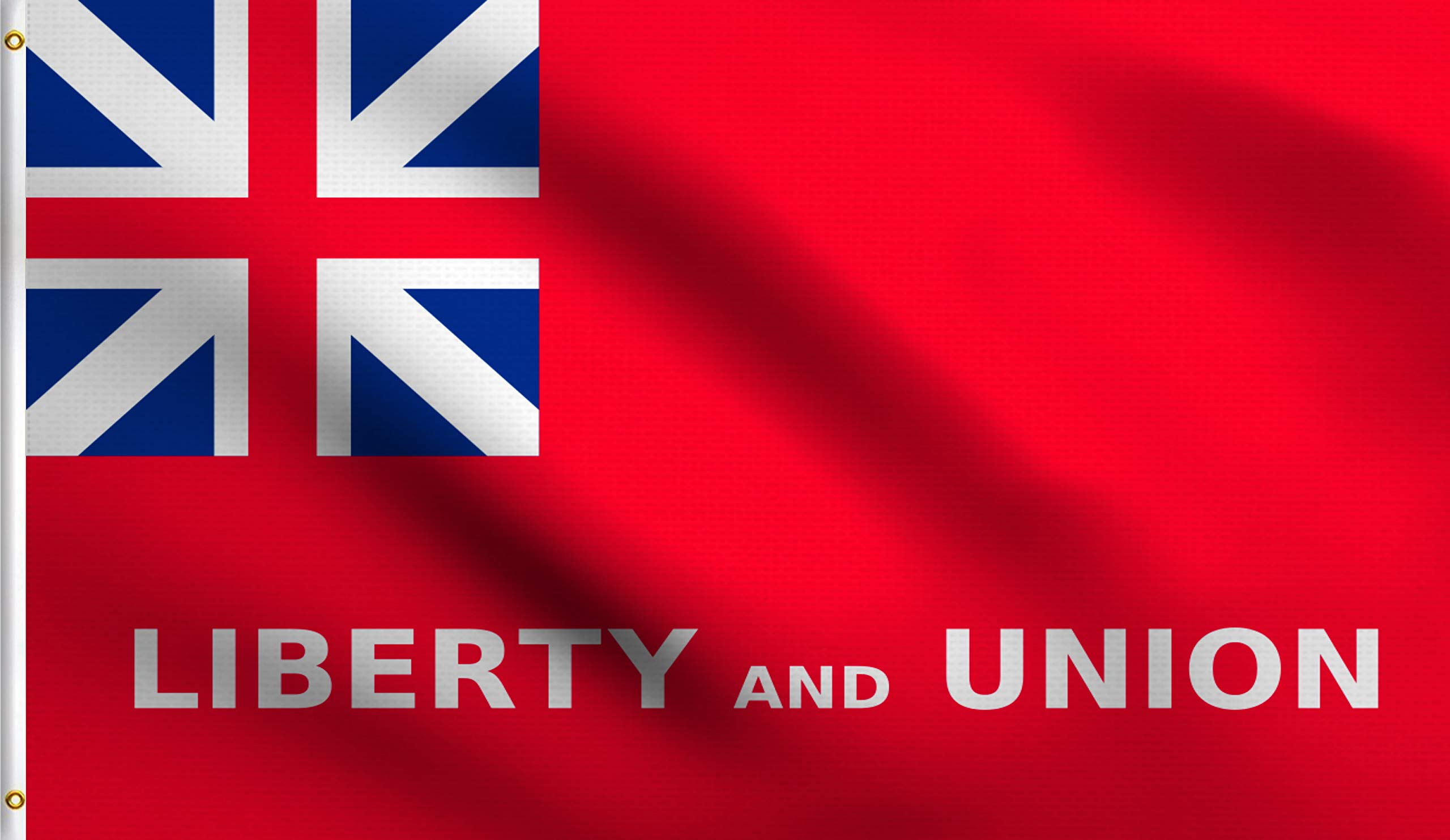 Amazon.com : DMSE Taunton Liberty and Union Flag 3X5 Ft Foot 100% ...