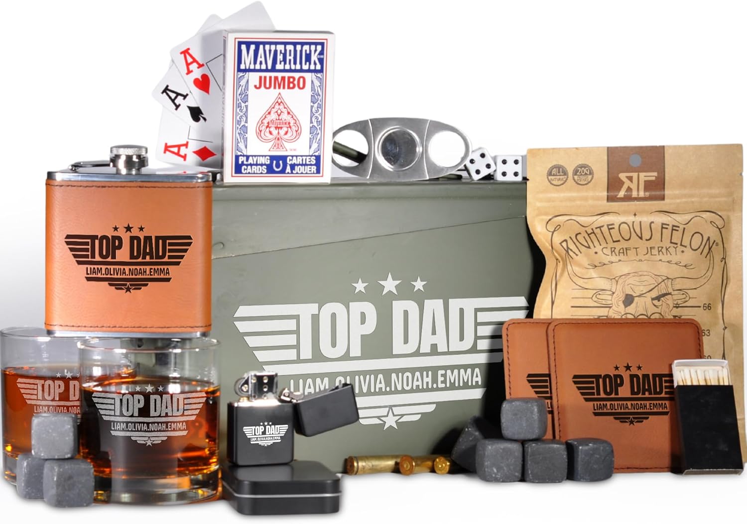 Amazon.com: Personalized Ammo Box For Men - Custom Ammo Can Gift Set ...