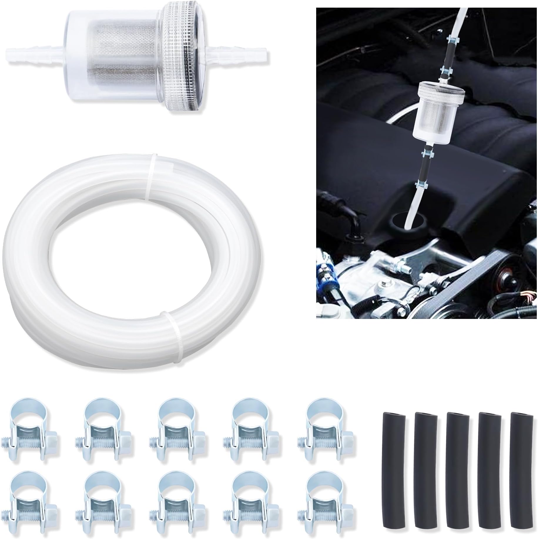 Amazon.com: 16.4Ft Diesel Heater Fuel Line Kit OEM# 1320399A 35320A ...