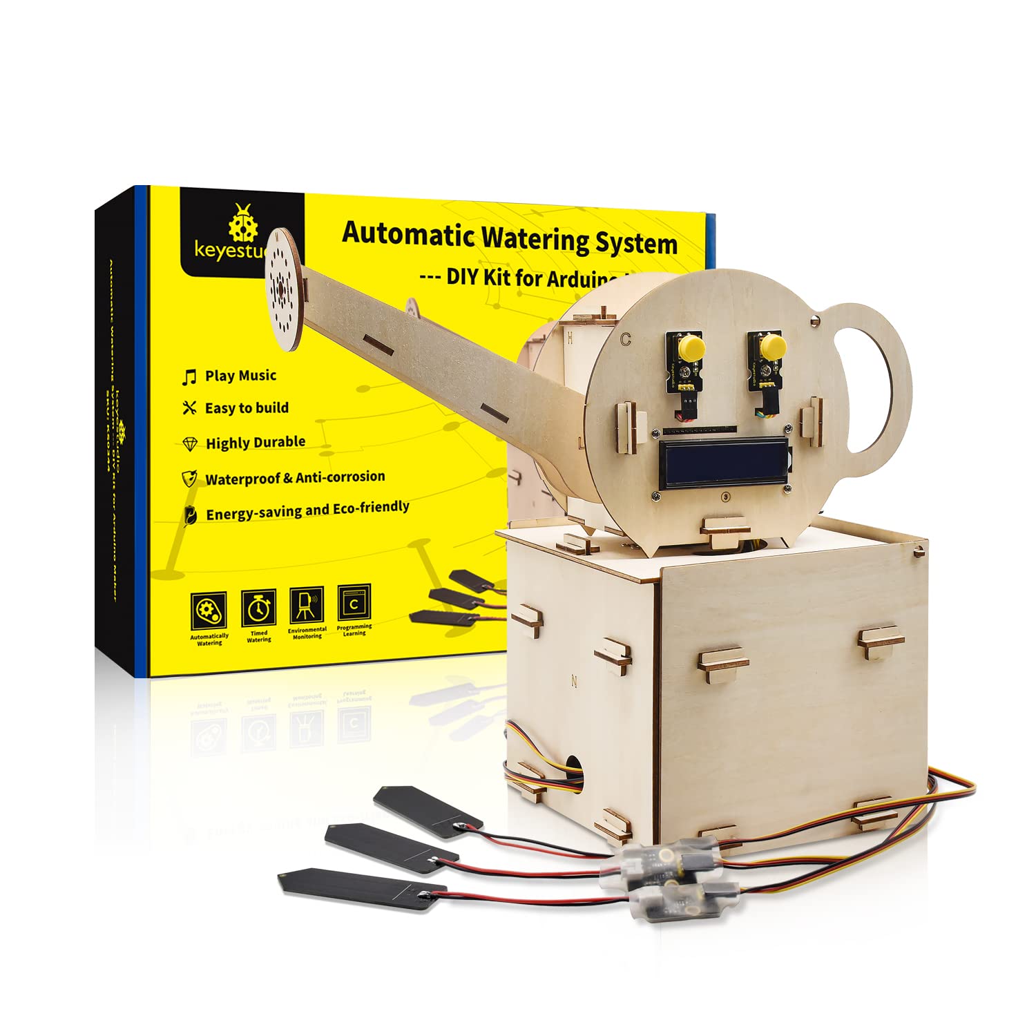 KEYESTUDIO Automatic Smart Plant Watering Kit for Arduino, Automatic ...