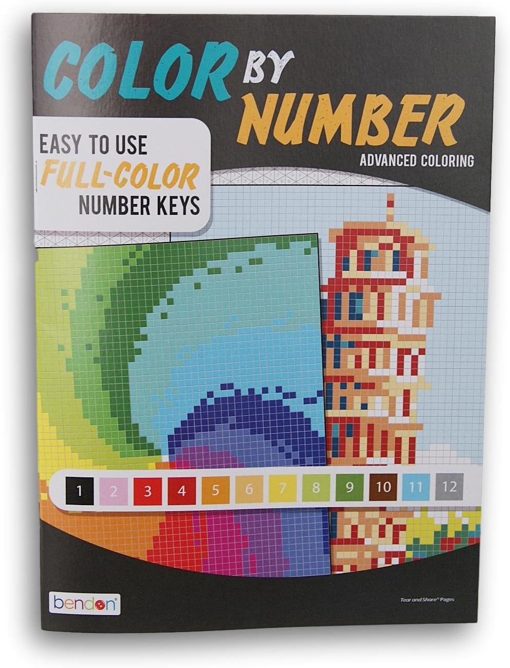 Amazon.com: Color By Number Advanced Coloring Book - 32 Pages : Arts ...