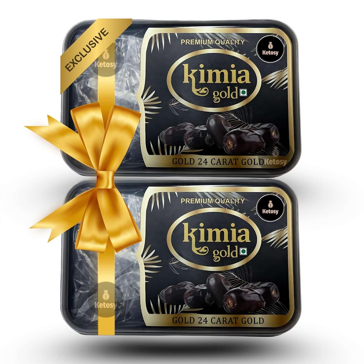 Ketosy Premium Kimia Gold Wet Dates 1kg (Pack of 2) | Natural Khajur ...