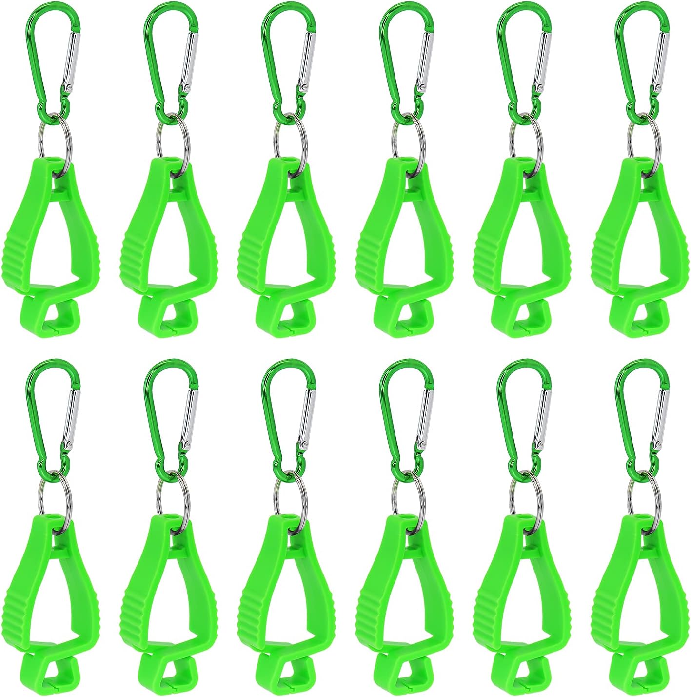 RICHARDJOV 12PCS Glove Grabber Clips Holder Work Safety Clip Plastic ...