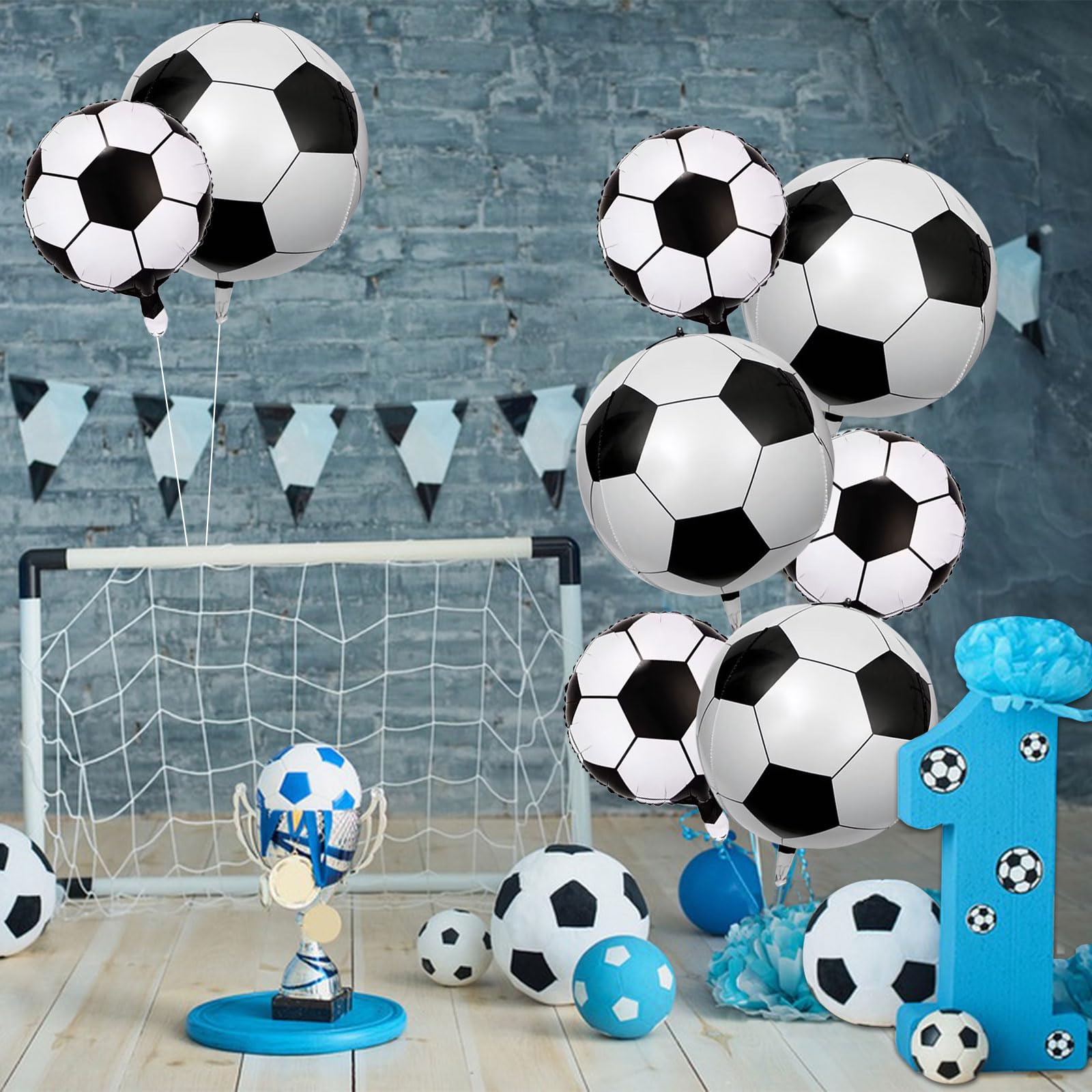 Snapklik.com : 8 Pcs Soccer Balloons 22 Inch Soccer Ball Balloons ...