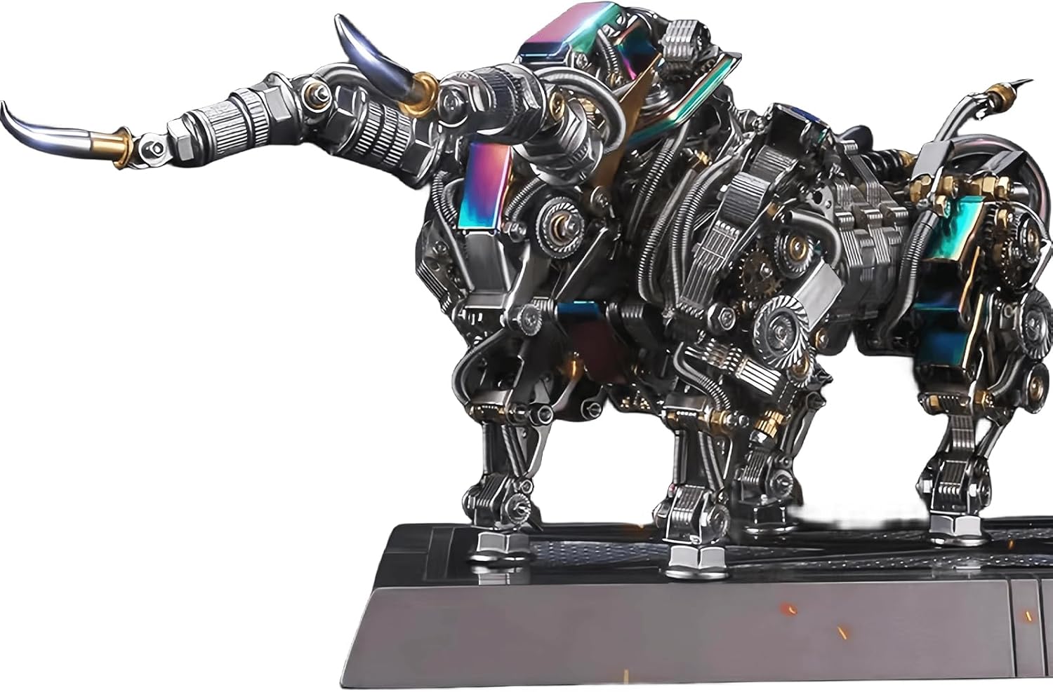 ZUNPINSPACE Adult 3D Metal Puzzles Bison Metal Model Kits 3D Metal ...