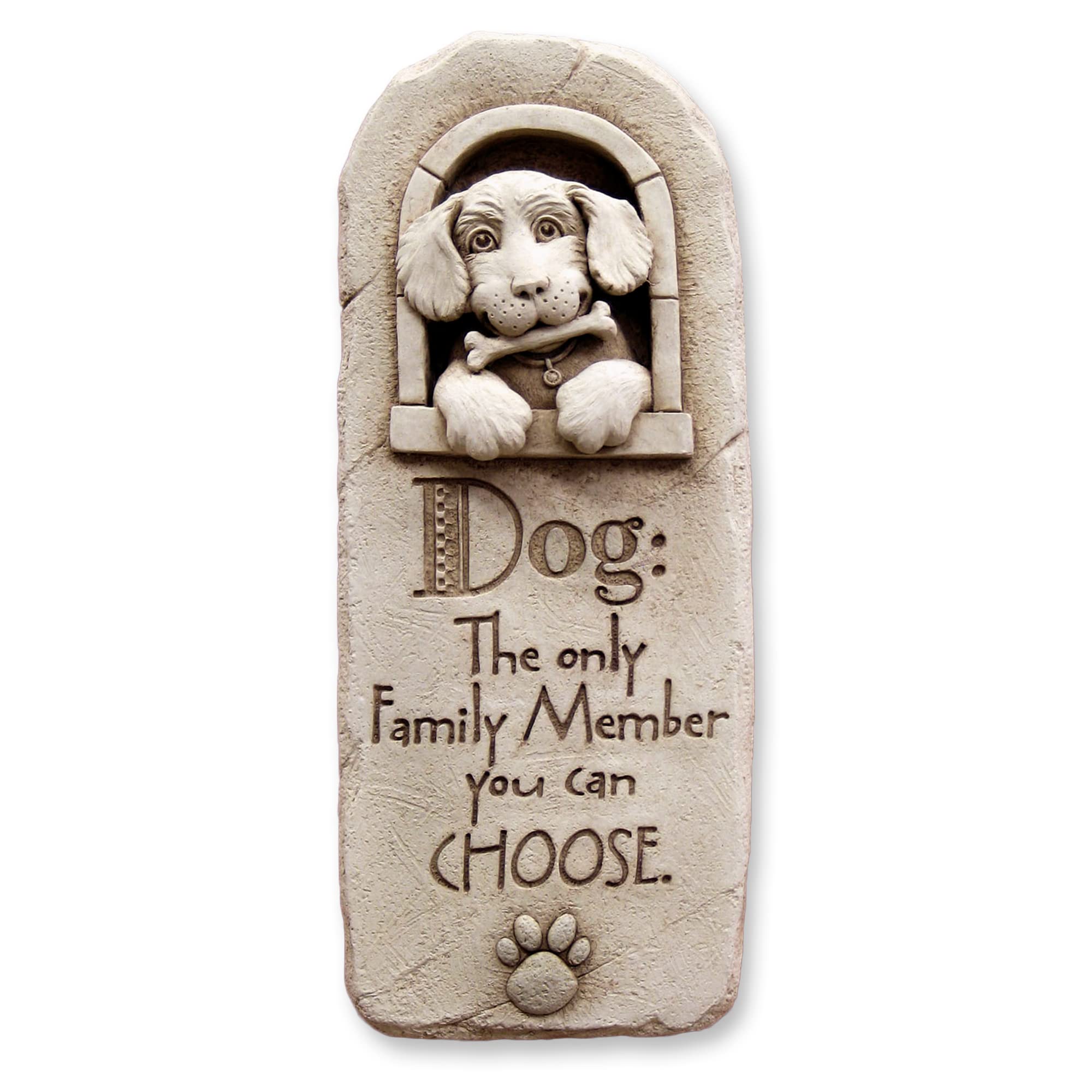 Amazon.com: Carruth Studio,Family Dog Wall Plaque, Original Sculpture ...