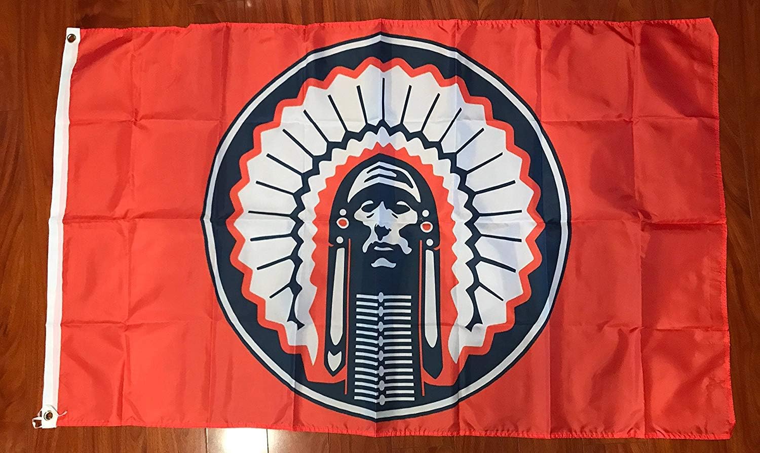 ORANGE Illinois Fighting Illini Chief Flag 3x5 feet Nepal | Ubuy
