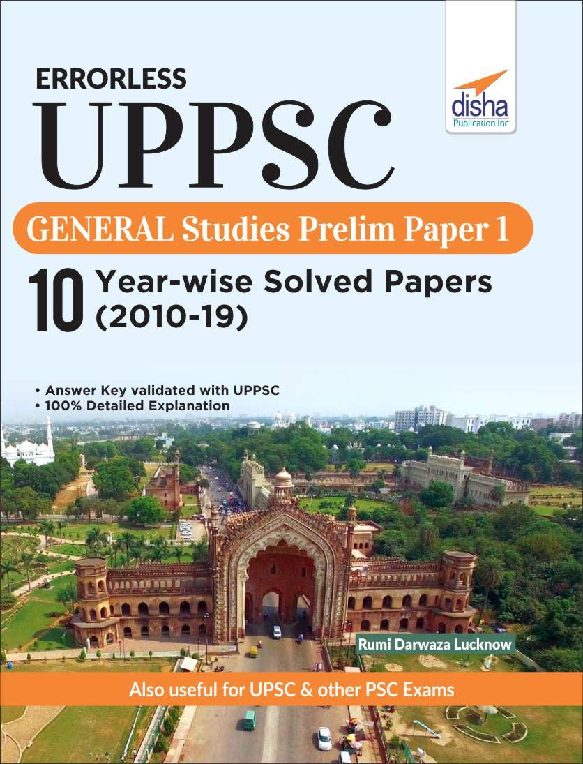 Buy Errorless UPPSC General Studies Prelim Paper 1 - 10 Year-wise ...