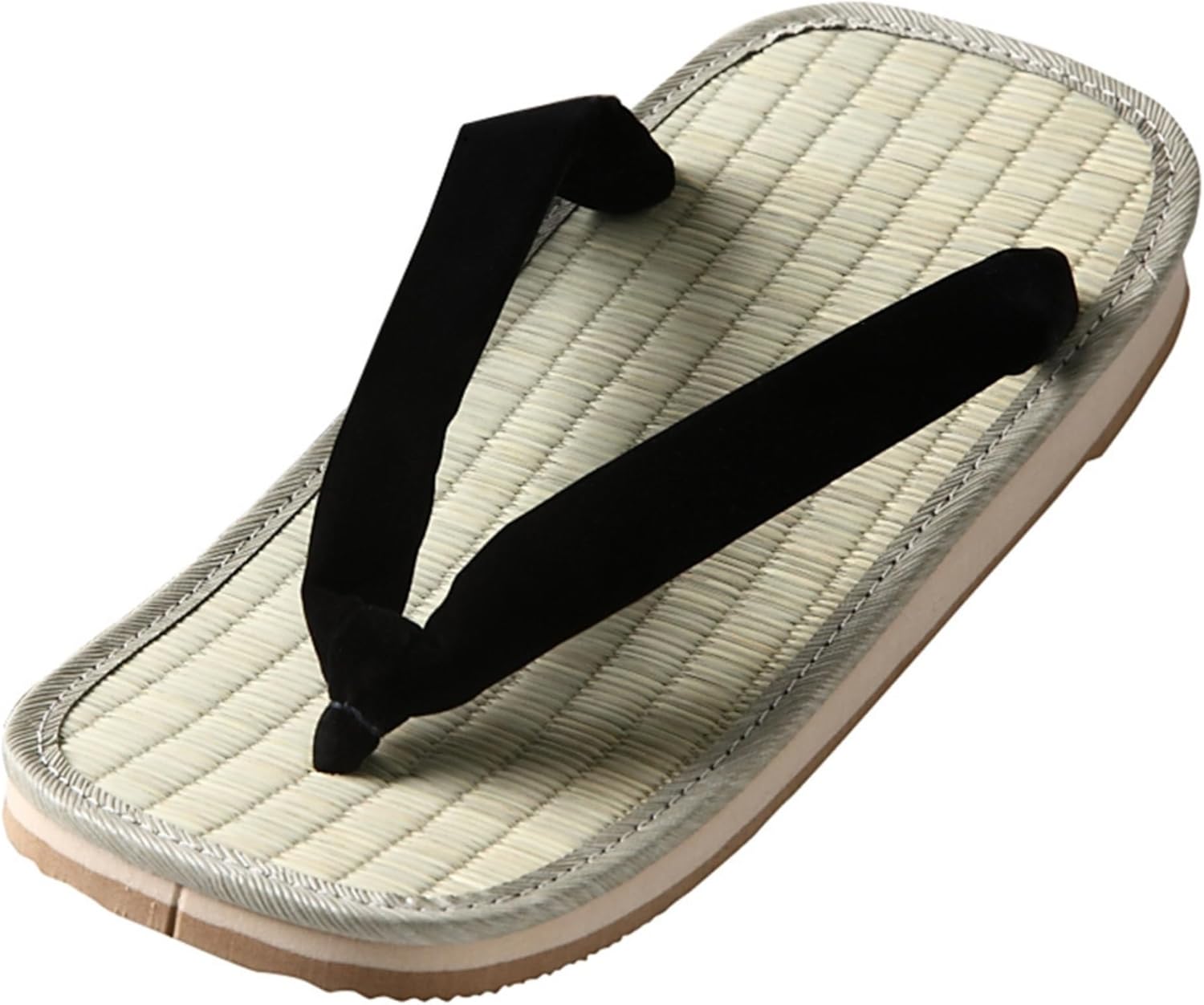 Amazon.com | Edoten Black IGUSA Setta Japanese Tatami Zouri Sandals ...