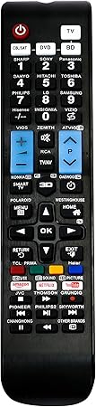 Amazon.com: QFX REM-10 Universal 4 in Smart TV Remote Control Sony ...