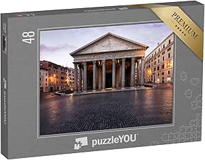 puzzleYOU : Puzzle de 48 pièces « Le Panthéon, Symbole Antique de Rome ...