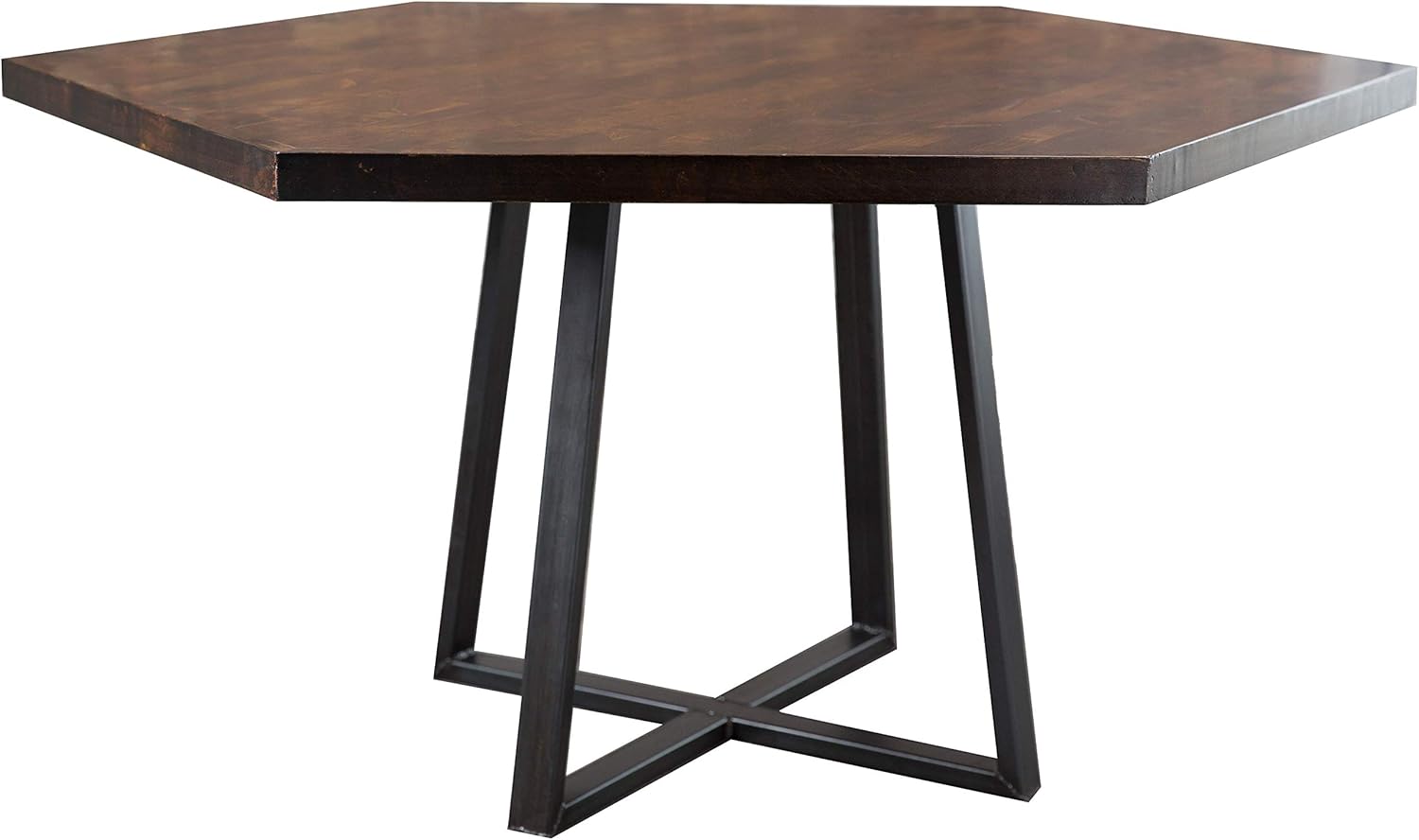 Amazon.com - JAMES + JAMES Hexagon Industrial Steel Watson Pedestal ...