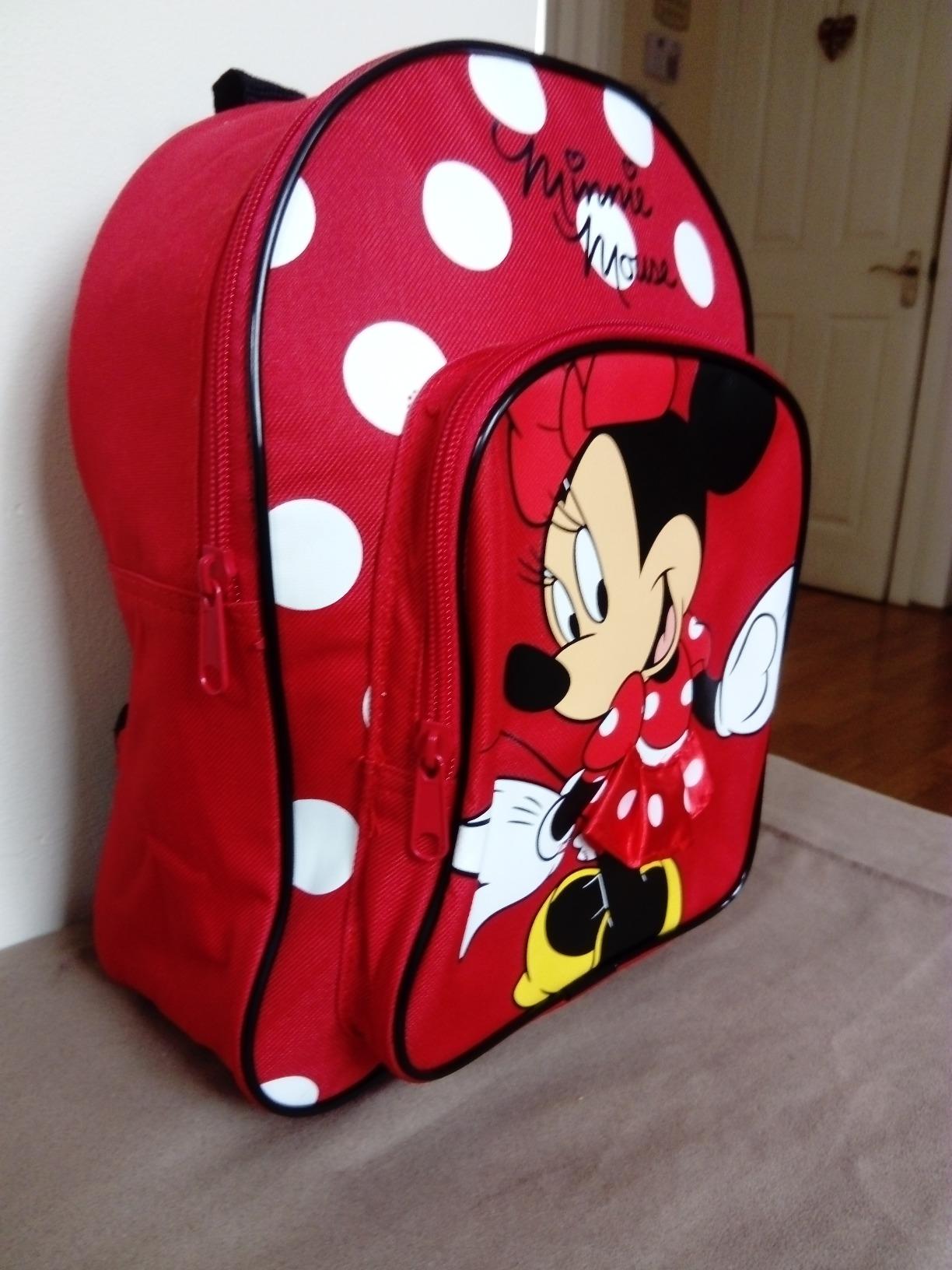 Trade Mark Collections Disney Minnie Mouse Back Pack with Front Pocket ...