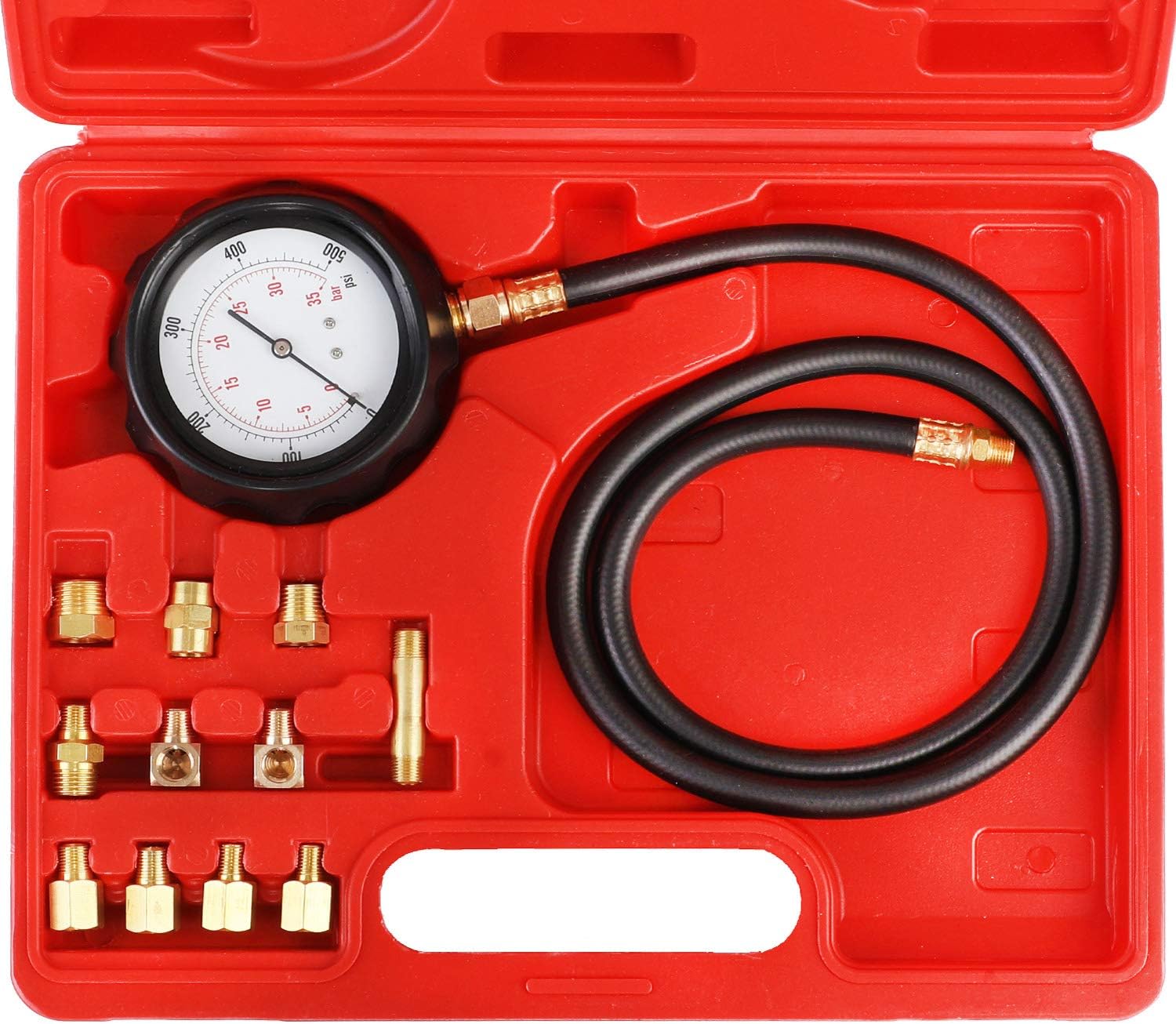 Amazon.com: KUNTEC Oil Pressure Gauge Tester Professional Engine ...