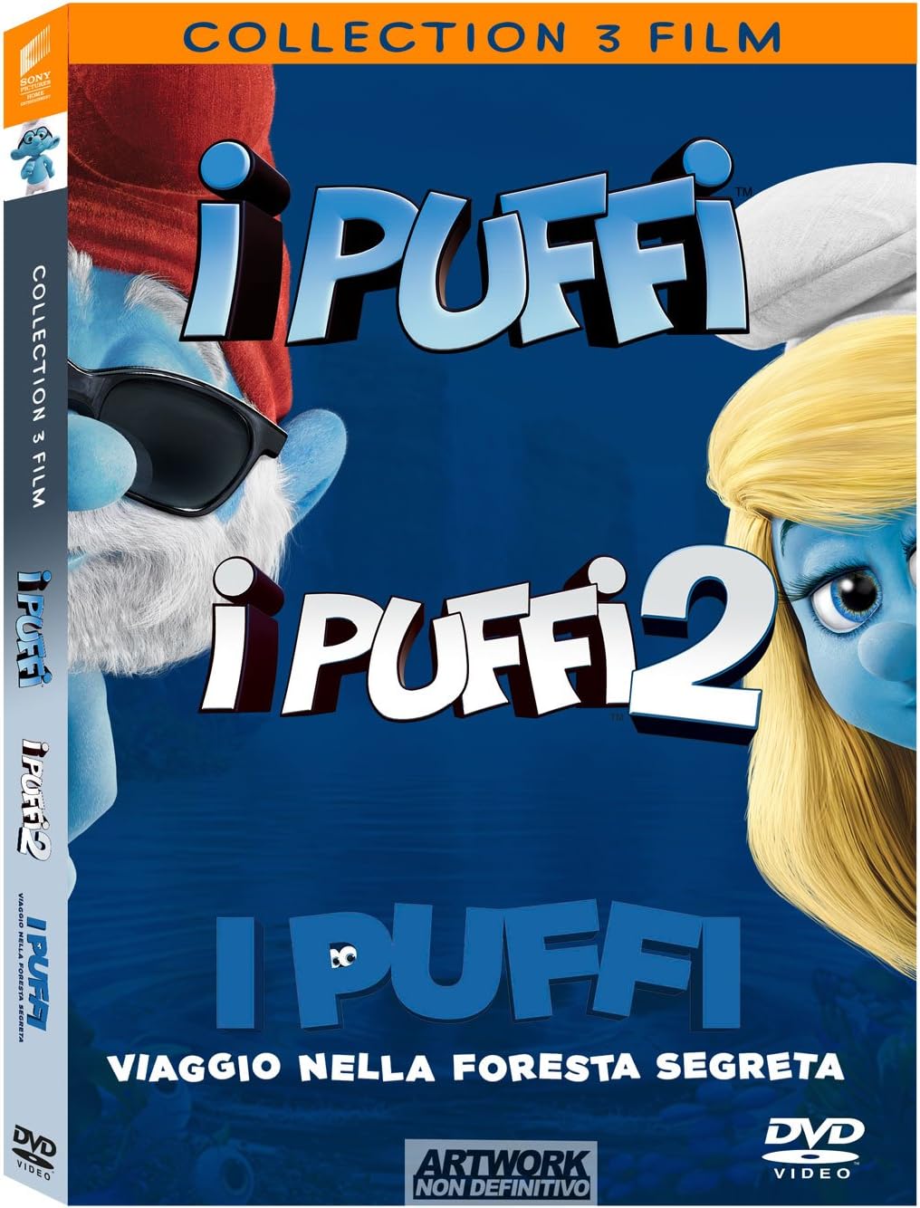 I Puffi Collezione (Box 3 Dvd) : Cartoni Animati: Amazon.se: Filmer och TV