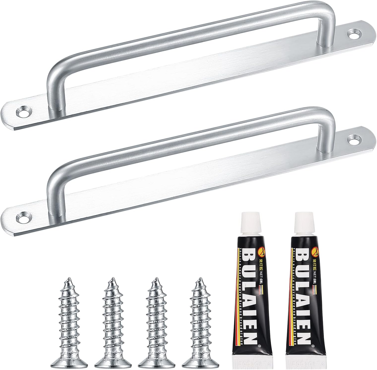 2Pcs Schiebetür Handgriff Set,18cm Scheunentorgriffe mit Platte,Schrank ...