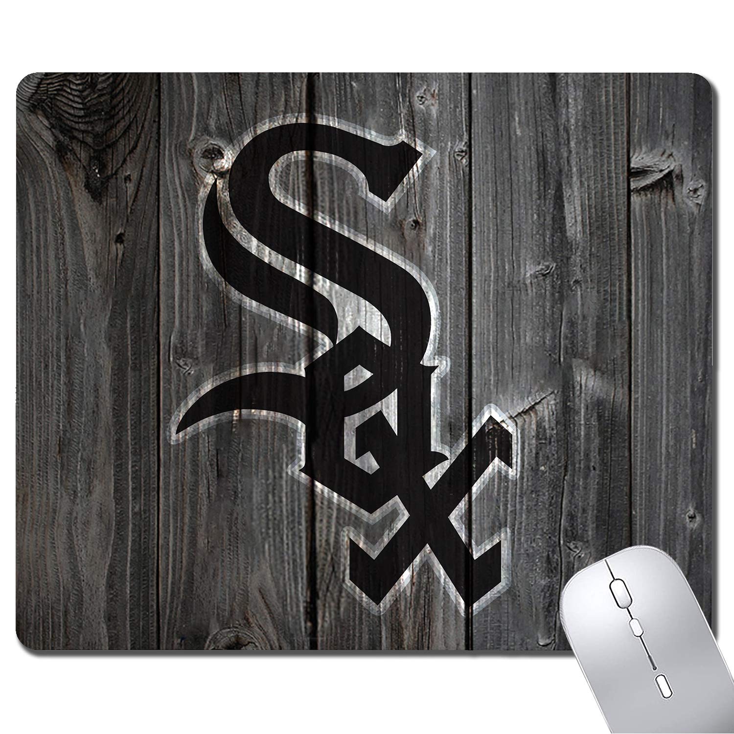 Amazon.com: Wood Grain Design Sports Mouse Pad, Non-Slip Rubber Base ...