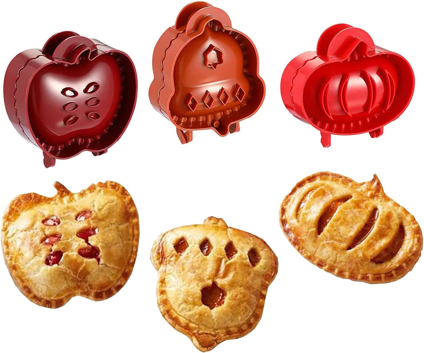 Amazon.com: Mini Pie Molds, Dough Presser Pocket Pie Molds for Baking ...