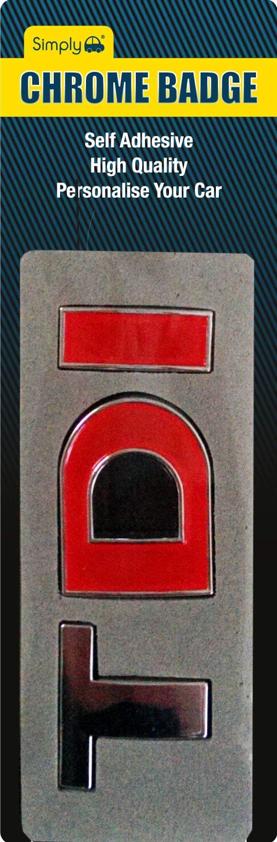 Genuine VW TDI Rear Trunk Boot Badge Emblem Chrome Red - 5K0853675APGQF ...