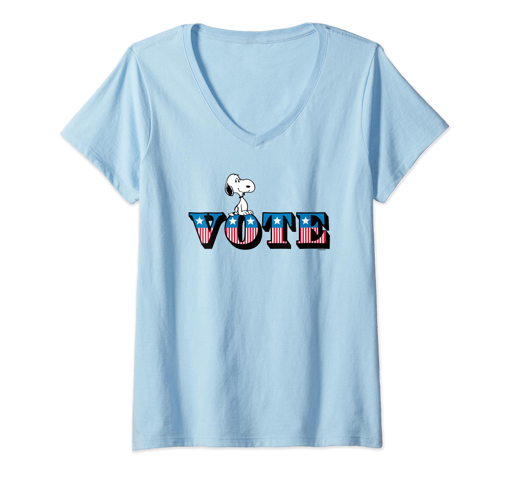 Vote Snoopy Peanuts Vote Snoopy Men's Short Sleeve Graphic T Shirt