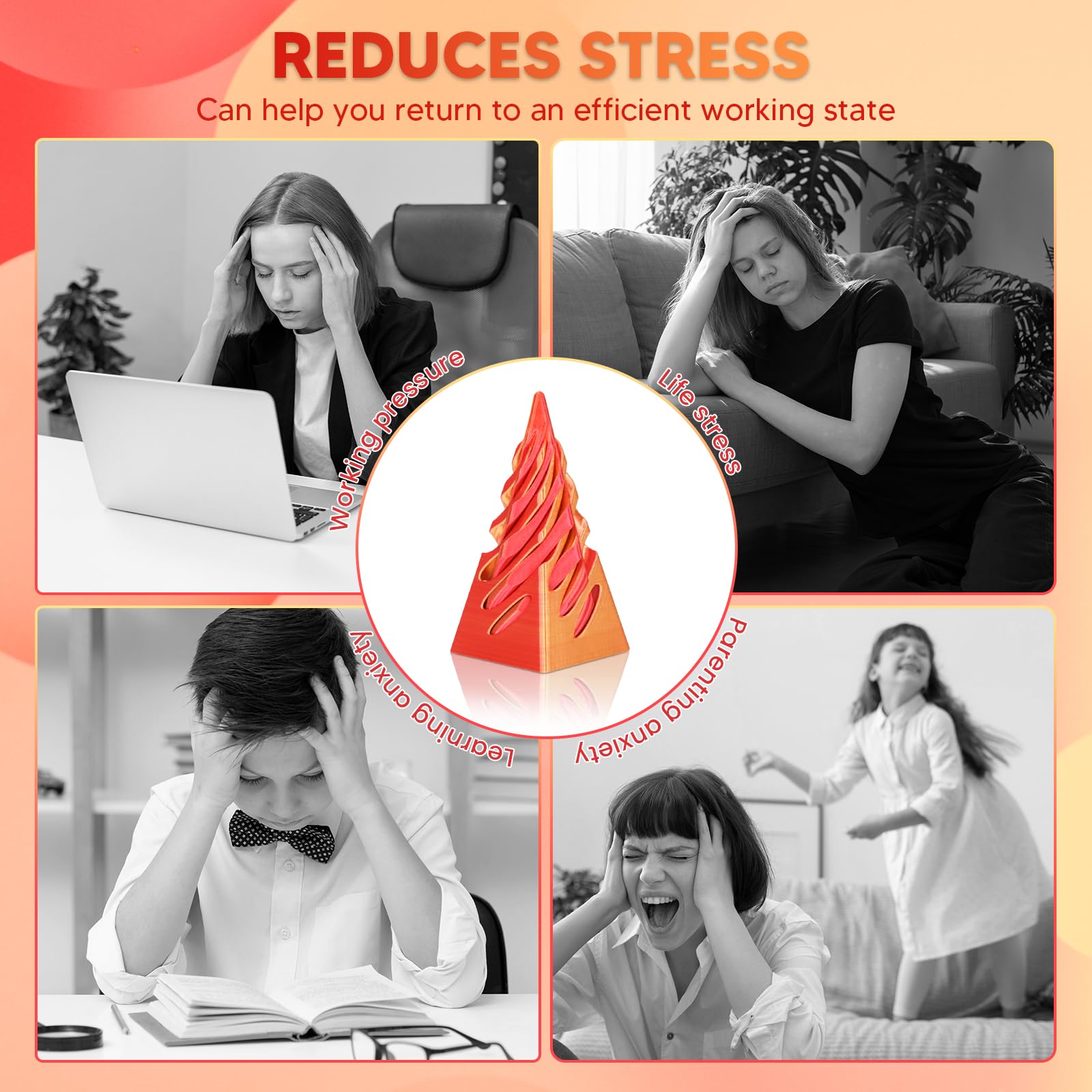 Snapklik.com : Impossible Pyramid Passthrough Sculpture, 3D Printed ...