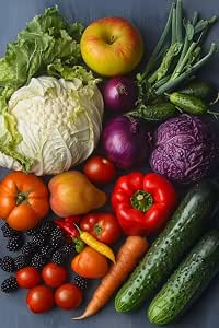 Amazon.com: 5D DIY Diamond Painting Kit, Fresh Vegetables Full Diamond ...