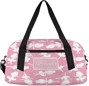 Amazon.com | Custom Kids Duffel Overnight Dance Bag for Girls ...