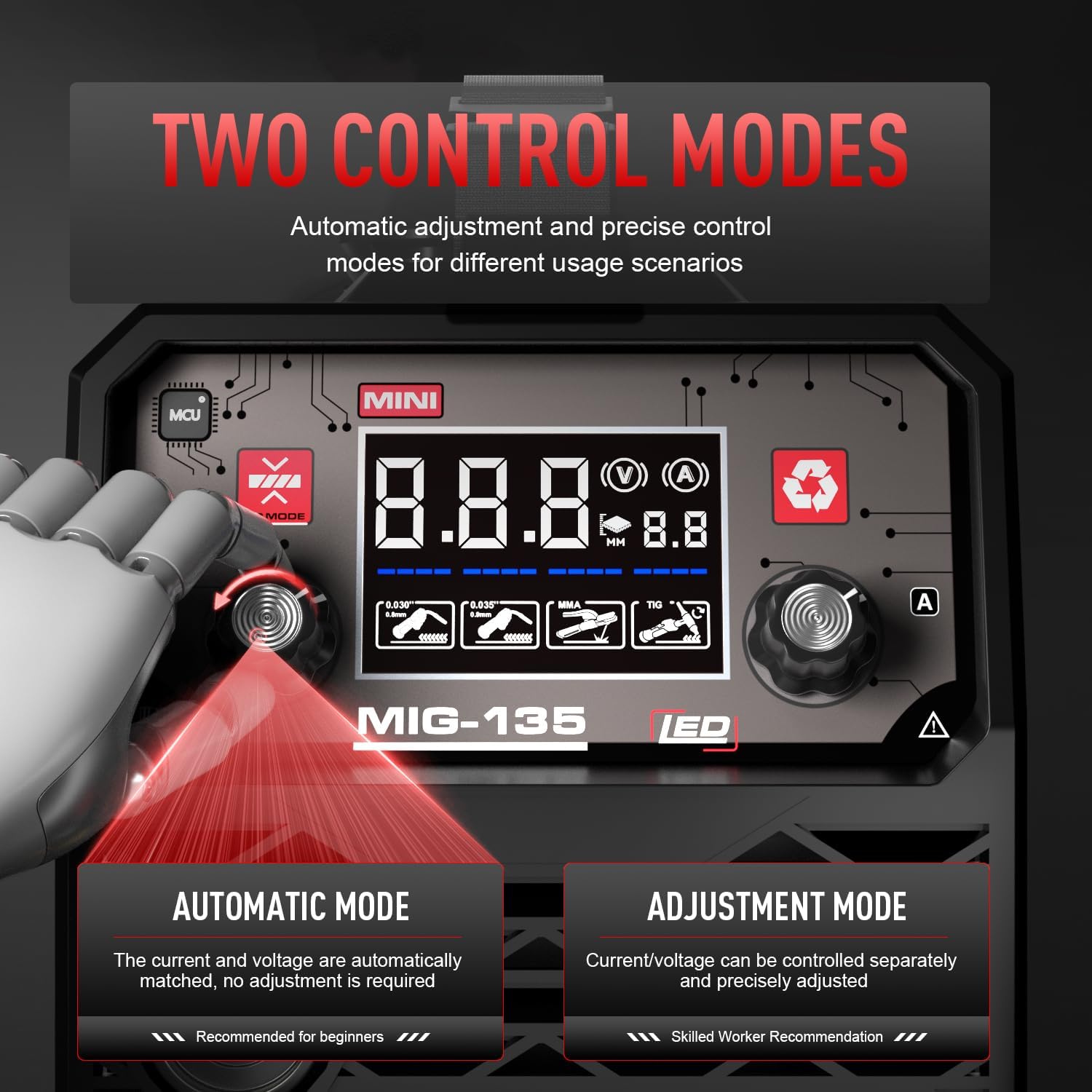 ANDELI MIG-135mini Multiprocess Welder User Manual