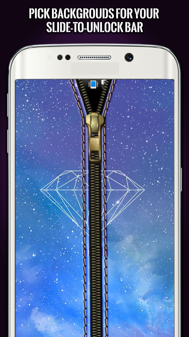 Diamond Zipper Lock : Shine Diamond Lock Screen - App on the Amazon ...
