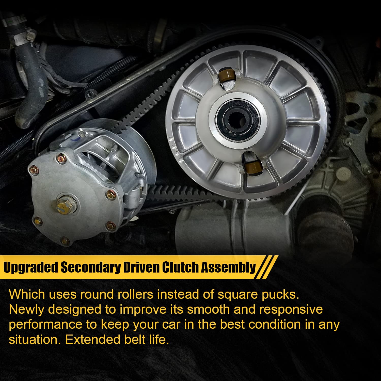 Snapklik.com : LUFT MEISTAR 1323246 Secondary Driven Clutch Assembly