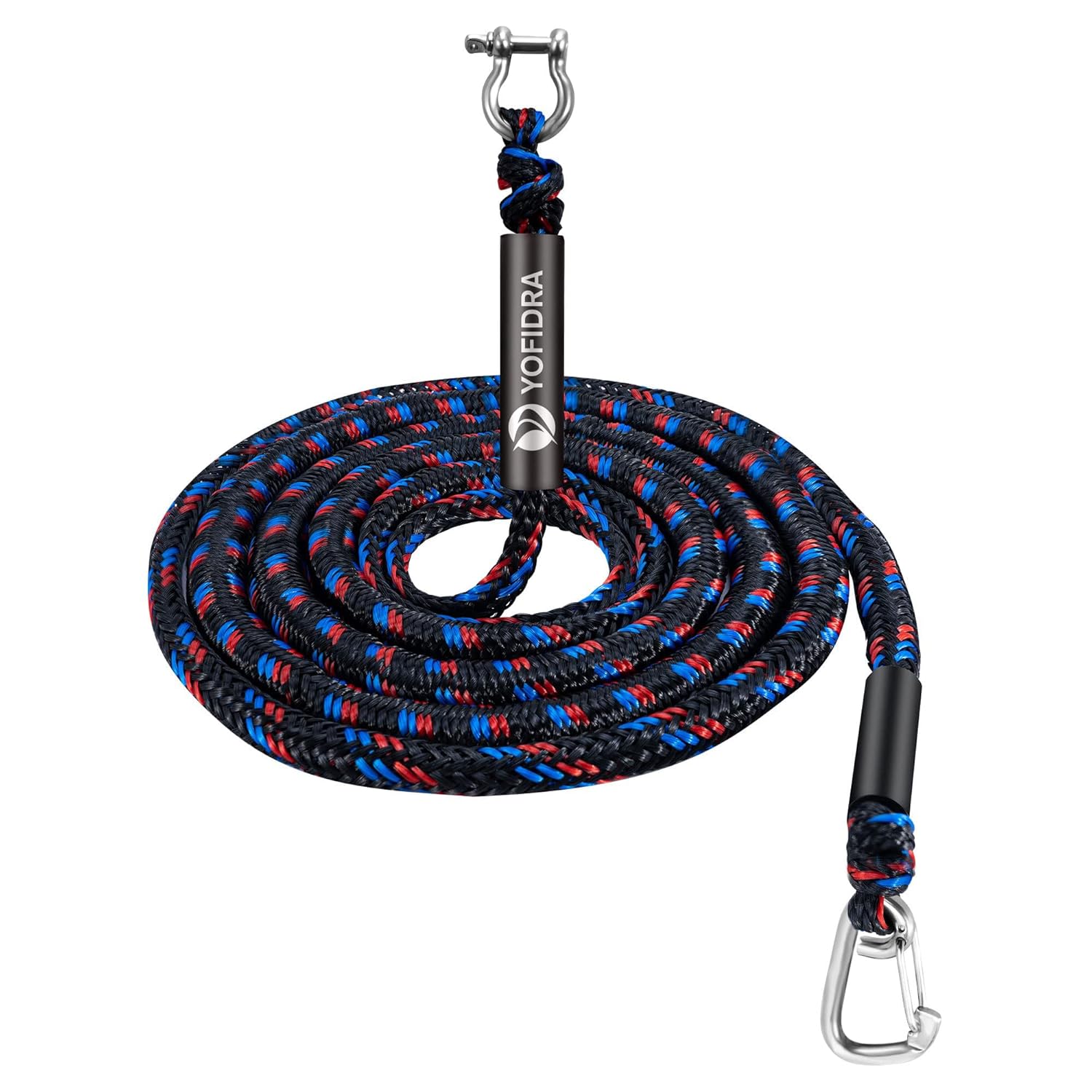 Boat Anchor Bungee Dock Line - PWC Buddy Rope Stretches 14-27ft for Jet ...