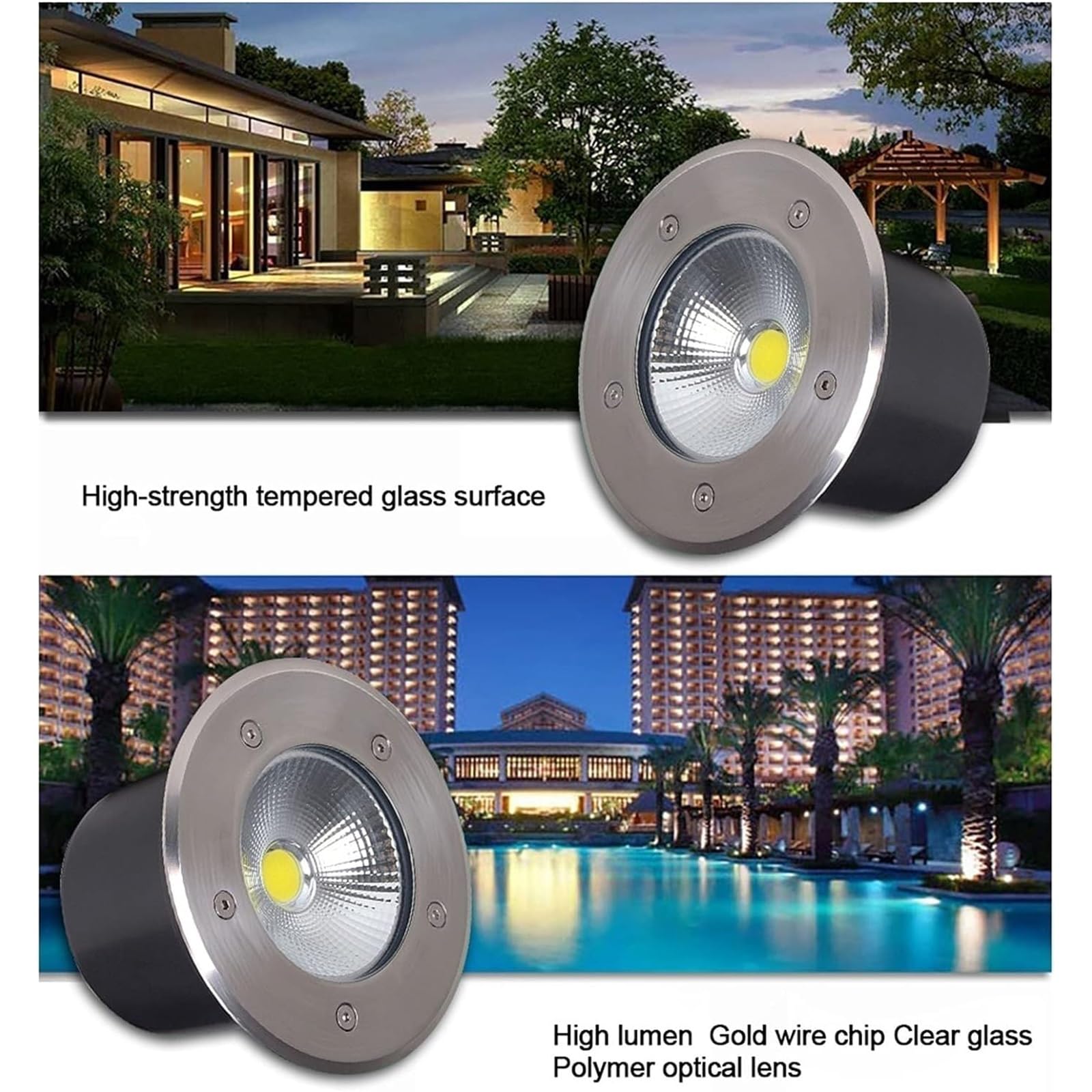 110 Volt Driveway Lights 110 240V Modern LED Garden Light Waterproof