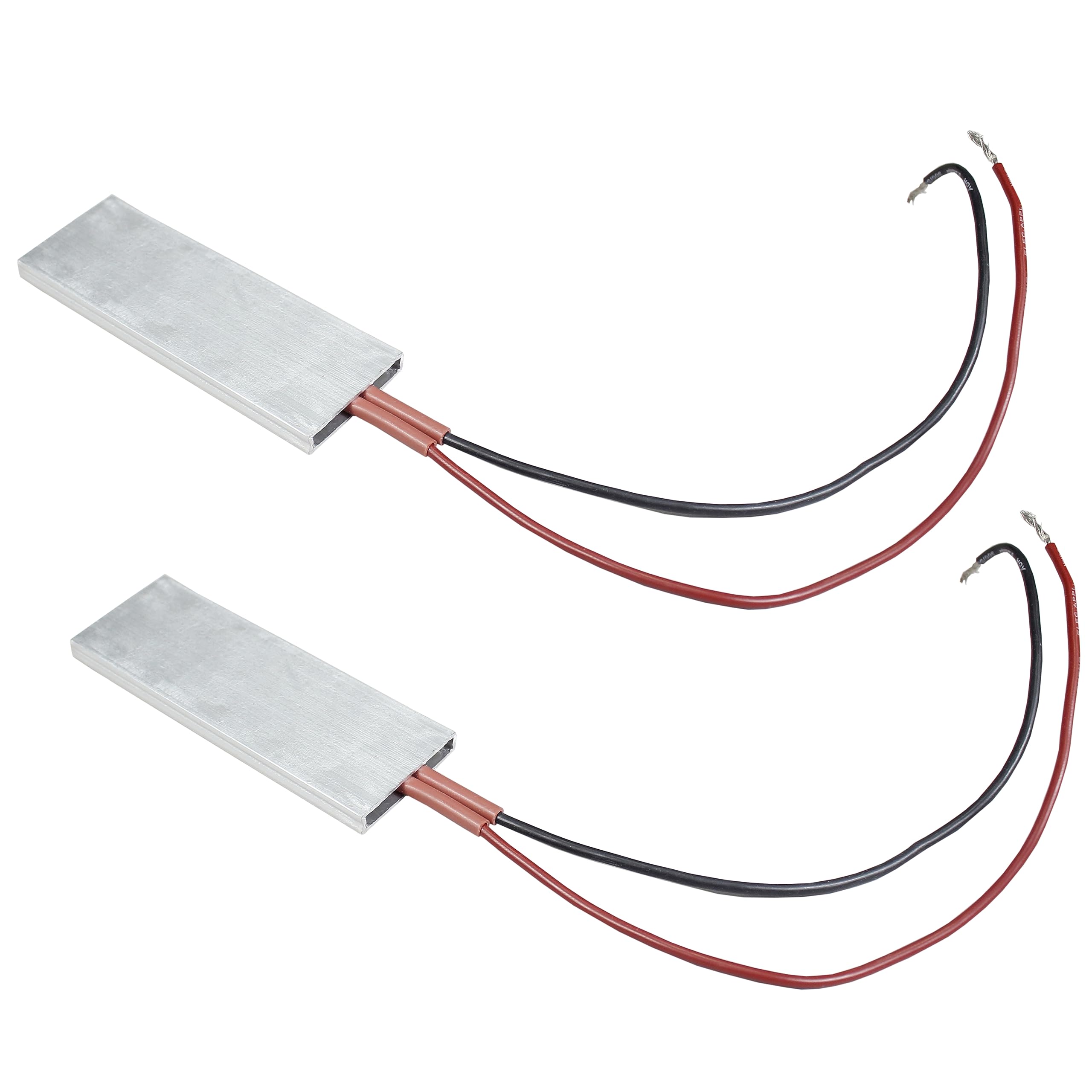 2PCS PTC Heating Element 110V 230C AC/DC Thermostatic Aluminum Shell ...