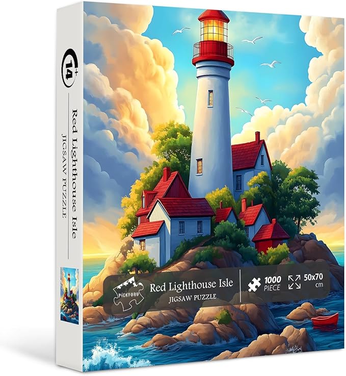 Amazon.com: Lighthouse Puzzles for Adults 1000 Pieces, PICKFORU ...