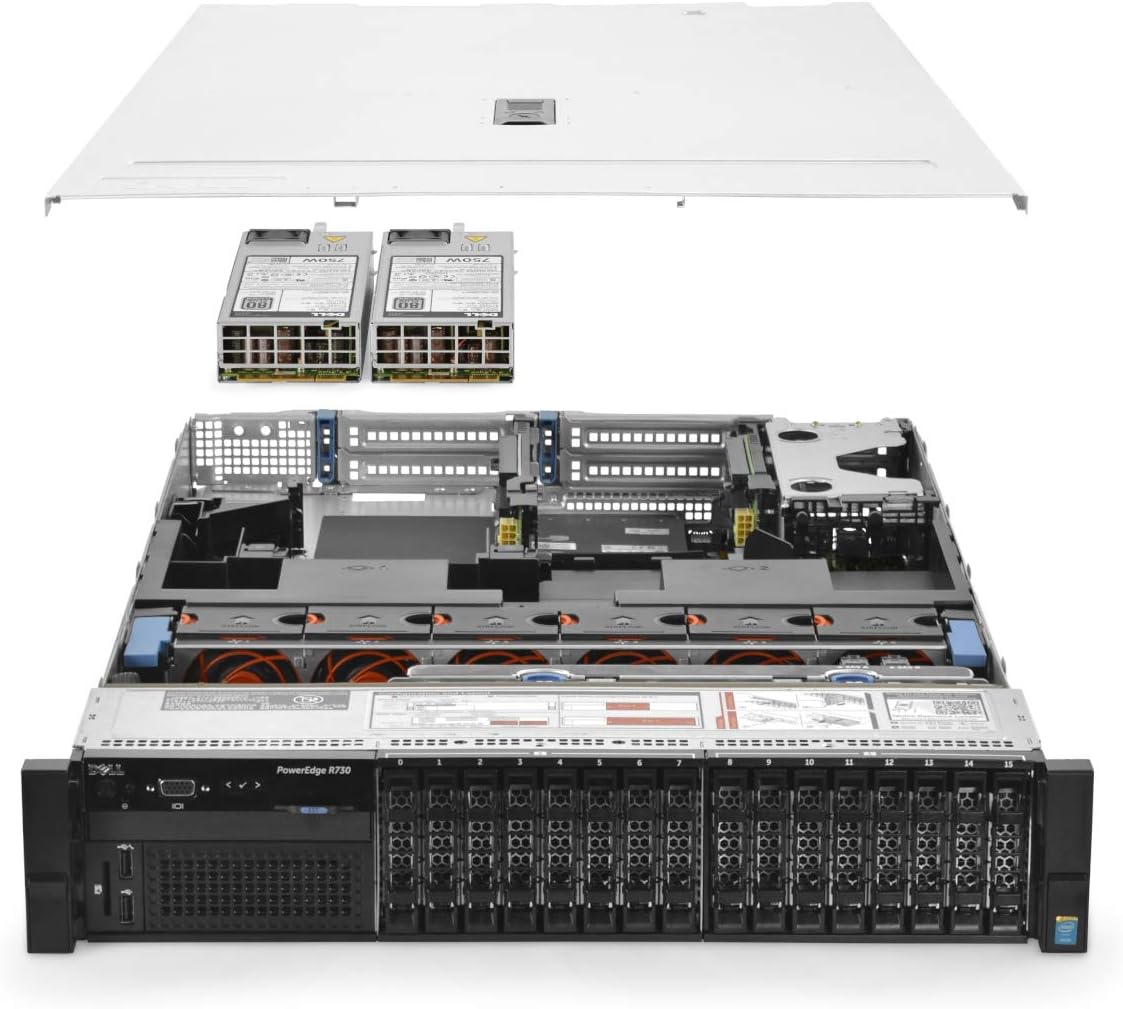 Amazon.com: Dell PowerEdge R730 Server 2X E5-2680v3 2.50Ghz 24-Core ...