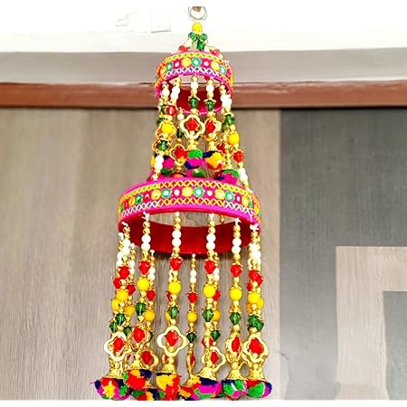 P.A.Traditional 1Hook Rajasthani Jhumar Designs Moti Wall/Door Center ...